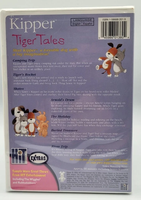 KIPPER: TIGER TALES '90 Minutes Of Fun' rare DVD scellé 2004 hit ...