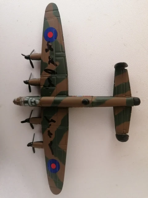 GEORGE JOHNNY JOHNSON Dambusters Ww2 Signed Lancaster Bomber Model ...