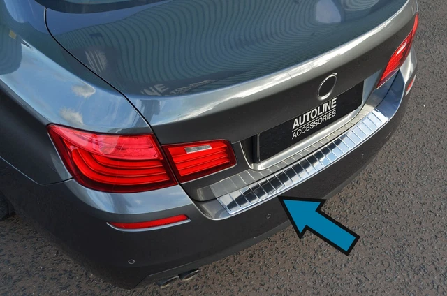 CHROME REAR BUMPER Protector Guard To Fit BMW 5 Series F10 Saloon (2010 ...