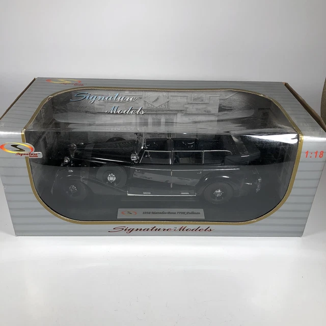 SIGNATURE MODELS 1938 Mercedes-Benz 770K Pullman échelle 1/18 avec ...
