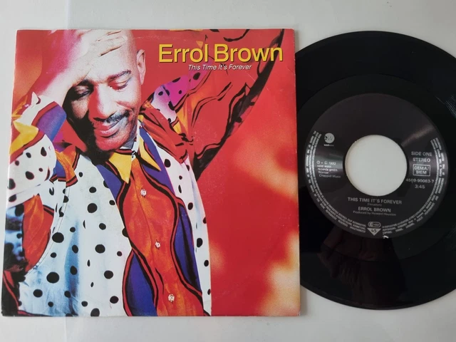 ERROL BROWN - This time it's forever 7'' Vinyl Germany/ Hot Chocolate EUR 20,04 - PicClick FR