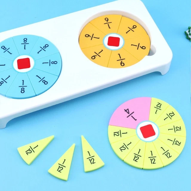 INTELLIGENCE DEVELOPMENT FRACTION Learning Disc Interactive Math Tool ...