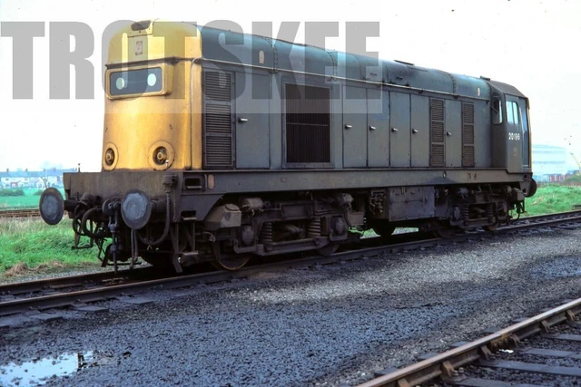 35MM SLIDE BR British Rail Diesel Loco 20196 Class 20 1983 Orig £2.99 ...