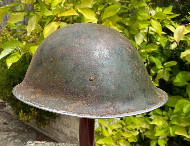 WW2 1944 D-DAY British Army Turtle Mkiii Steel Helmet Shell Original ...