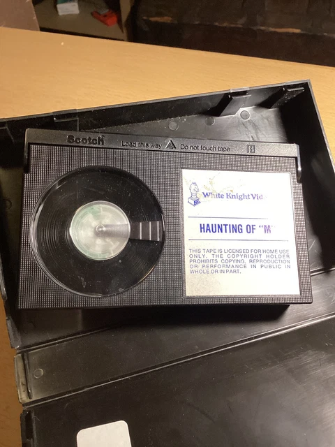 BETAMAX THE HAUNTING OF M White Knight Video Cutbox, Horror, Beta $10. ...