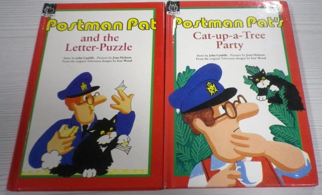 POSTMAN PAT'S' CAT up a Tree Party' & 'The Letter Puzzle' Hippo Books x ...