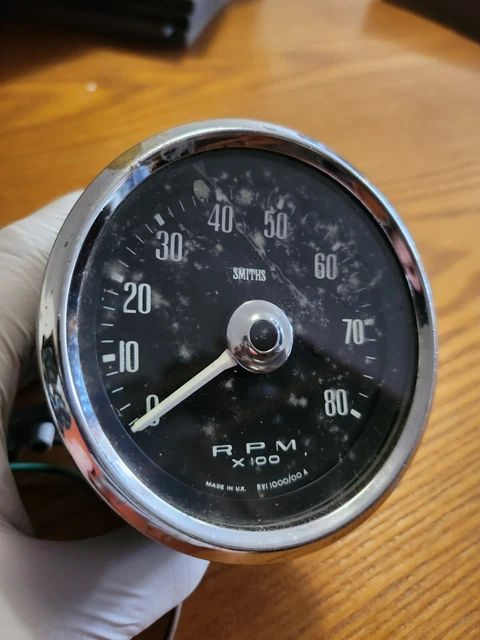 SMITHS 8000 RPM rev counter Vintage Classic Mini VW Ford MG Jaguar 60s ...