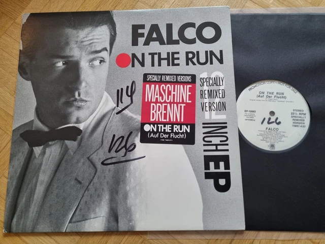 FALCO - ON The Run/ Maschine brennt 12'' Vinyl Maxi US PROMO EUR 67,57 ...