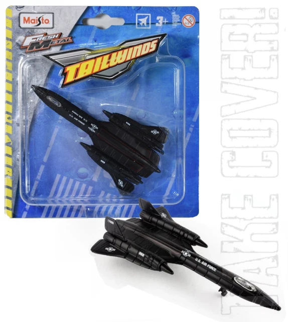 MAISTO TAILWINDS - SR-71 Blackbird - USAF Spy Jet - Diecast Aircraft ...