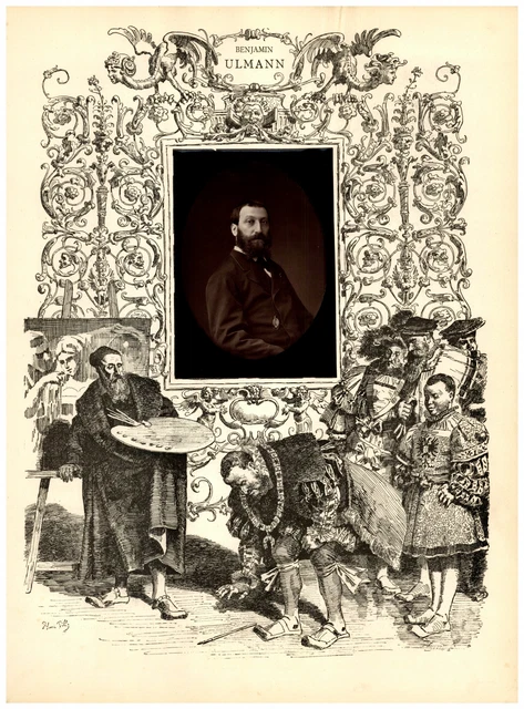 BENJAMIN ULMANN, PEINTRE français Vintage print, tirage d'époque ...