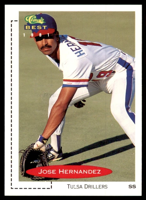 1991 CLASSIC BEST Minor League Jose Hernandez cartes de baseball #94 ...