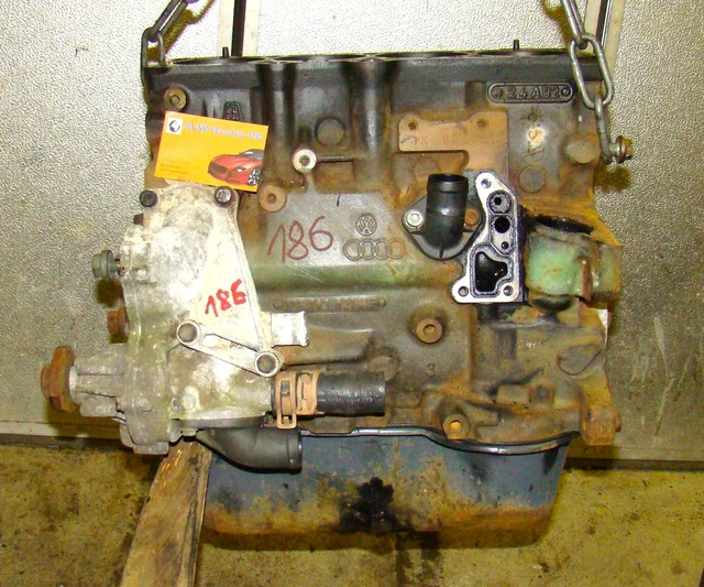 VW T4 ORIGINAL engine 1.9L diesel fuselage engine block without return ...