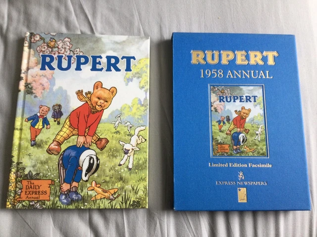 RUPERT 1958 ANNUAL - Limited Edition Facsimile £7.50 - PicClick UK
