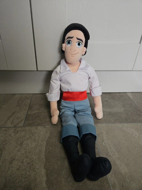 PRINCE ERIC PLUSH Soft Doll Toy. The Disney Store. The Little Mermaid ...