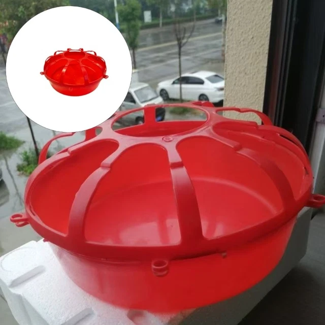 HIGH CAPACITY POULTRY Feeder Backyard Farm Coops Feeder for Chicken ...