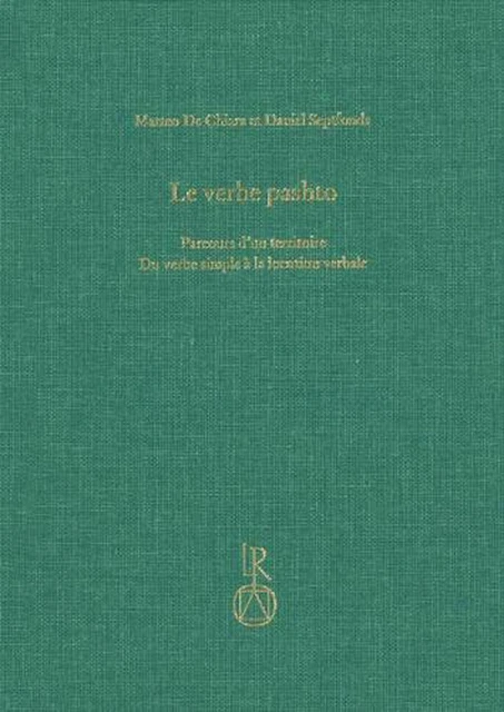 LE VERBE PACHTO : Parcours d'Un Territoire Du Verbe Simple à la ...