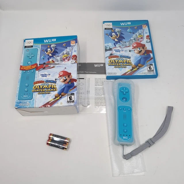 MARIO & SONIC 2014 Olympic Games Controller Bundle (Nintendo Wii U) CIB ...