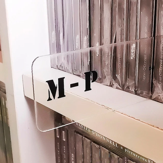 6 PCS VINYL Record Separators Cd Disc Divider Card Shelf Dividers £12. ...