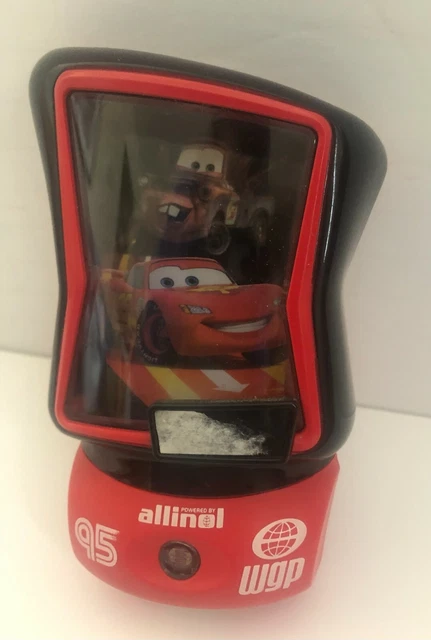 DISNEY PIXAR CARS Lightning McQueen Mater LED Automatic Night Light Red ...