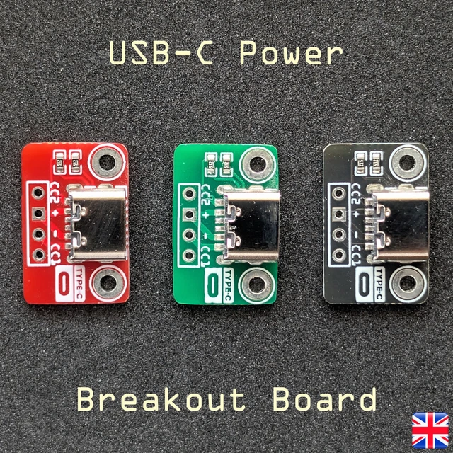 USB TYPE C Socket Breakout Board PCB, USB Power Board, USB-C, USBC $4. ...