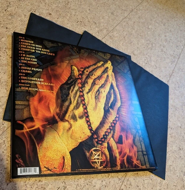 ANTHRAX WORSHIP MUSIC DoppelLP Vinyl Gatefold Metal Metallica Slayer ...