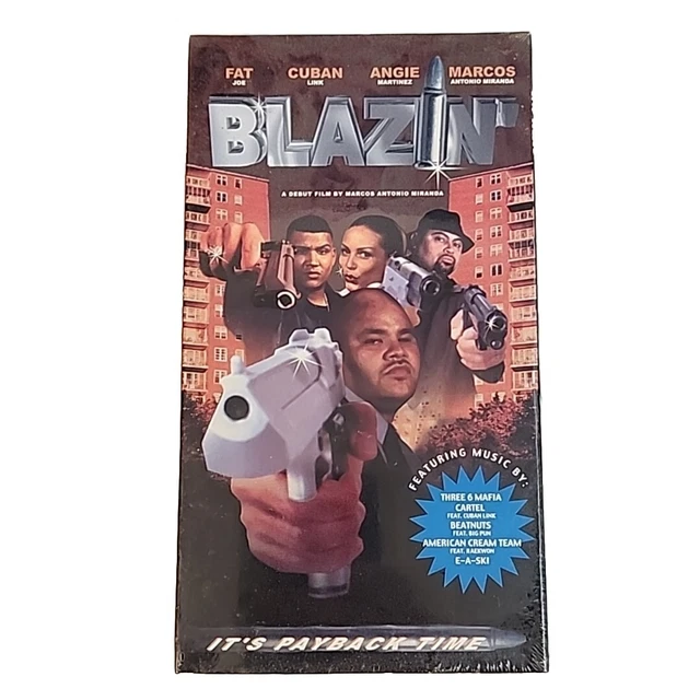 BLAZIN VHS SOV Gangster Rap Horror Fat Joe Cuban Link Three Six Mafia ...