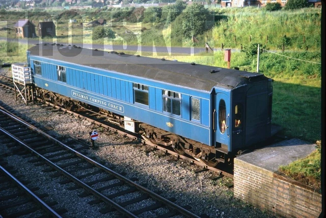 35MM SLIDE BR British Railways Pullman Camping Coach 2097 1963 Original ...