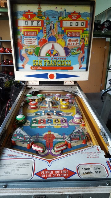 FLIPPERAUTOMAT &SAN FRANCISCO& Pinball EM !!Rarität! Baujahr 1964 ...