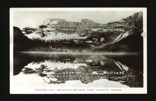 CAMERON LAKE WATERTON National Park Alberta Canada Cameron Lake i- Old ...