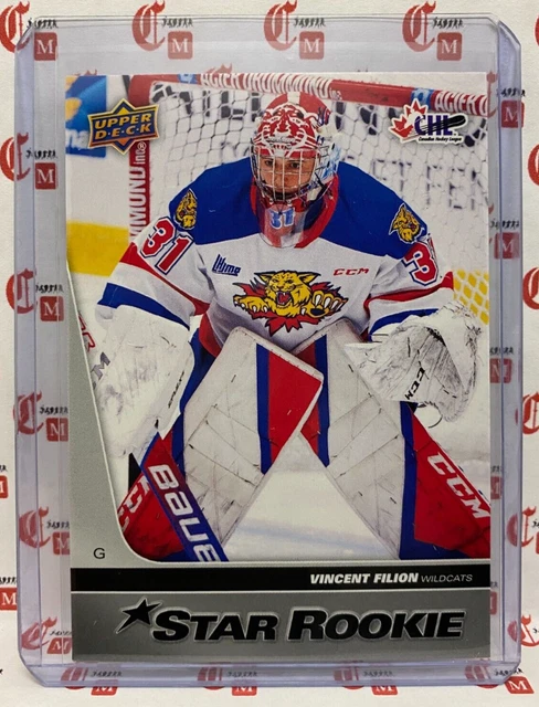 VINCENT FILION - Star Rookie - 2021-22 Upper Deck CHL - MONCTON ...