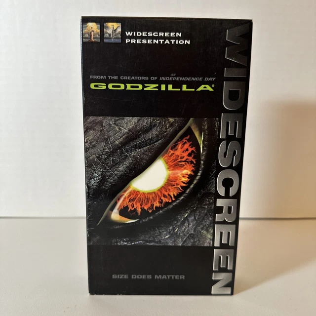 GODZILLA VHS 1998 Widescreen Closed Captioned £3.58 - PicClick UK