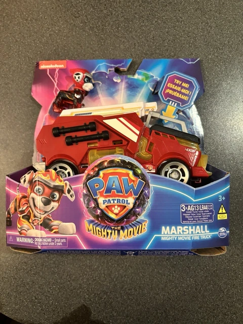PAW PATROL THE Mighty Movie - Marshall Cruiser Vehicle and Figure BNIB ...