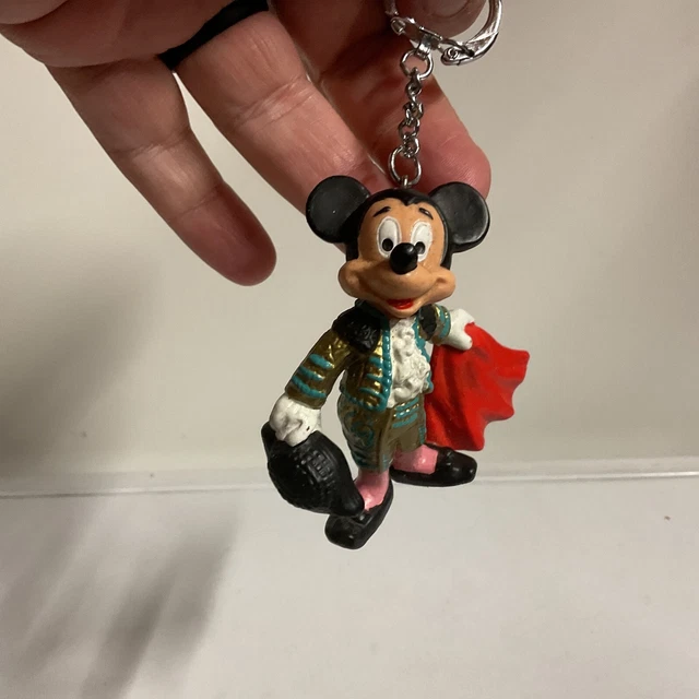 MICKEY MOUSE GOOD Luck Key Ring Walt Disney bullyland Figure made in ...