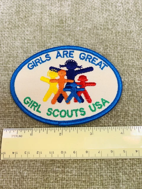 2000S GIRLS ARE Great Girl Scout USA Collectable Embroidered Patch New ...