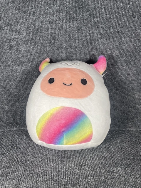 SQUISHMALLOWS 8” YURI the Yeti White Rainbow Belly Winter Holiday ...