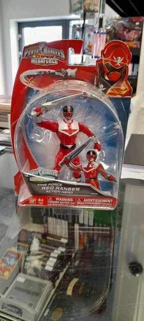 POWER RANGERS SUPER Megaforce Time Force Red Ranger action figure £10. ...