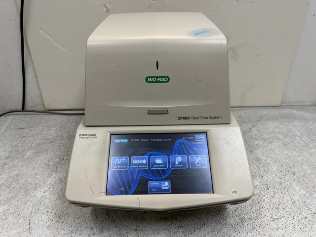 SISTEMA DE DETECCIÓN de PCR en tiempo real Bio-Rad CFX96 con ciclista táctil C1000 EUR 235,85 ...