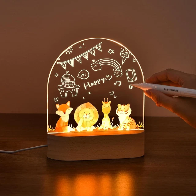 OTRAKI NIGHT LIGHT Kids, DIY Toddler Newborn Gifts LED Toddler Night ...