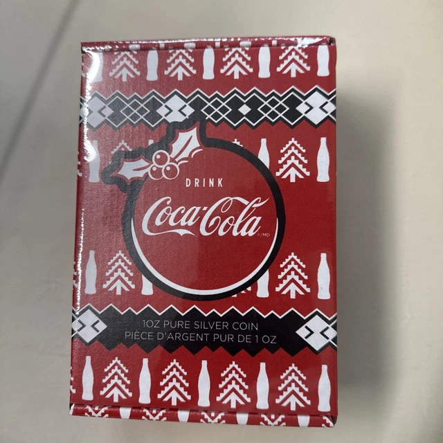 2025 COCA-COLA® 1 oz Silver Happy Holidays Bottle Coin $208.19 ...