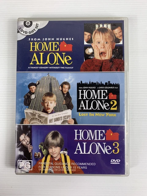 HOME ALONE 1 2 3 Macaulay Culkin DVD R4 Christmas Cult Classic $14.97 ...