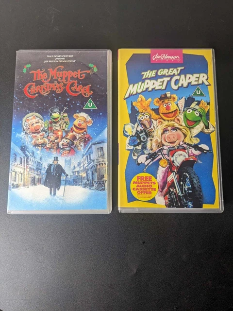 THE MUPPETS CHRISTMAS Carol & The Great Muppet Caper - VHS Tape £5.00 ...
