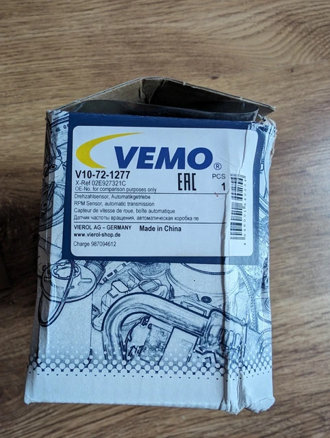 VW, AUDI 02E 6 Speed Dsg Automatic Transmission Speed Sensor 02E927321A ...