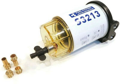 WATER SEPARATING FUEL Filter Kit for Mercury 135 HP 2B131942 & Up ...