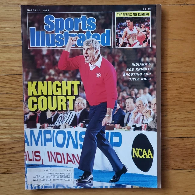 SPORTS ILLUSTRATED BOBBY Knight Indiana Basketball Katarina Witt March ...