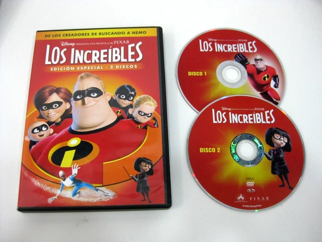 THE INCREDIBLES DVD Disney Pixar Animation (Edition Spécial 2 Disques ...