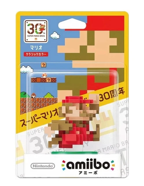 NINTENDO AMIIBO - Pixel Mario- Modern Color - 30th Anniversary - Japan ...
