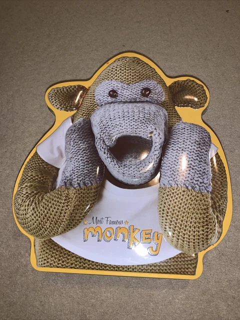 MOST FAMOUS MONKEY Vintage EMPTY biscuit tin comic relief, Collectible ...