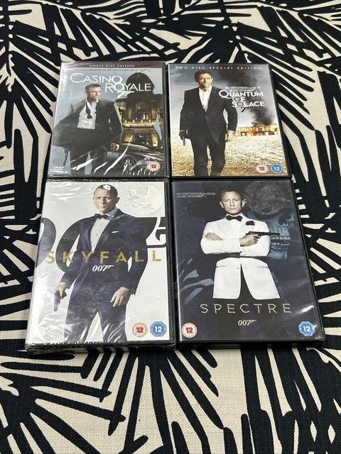 JAMES BOND 007: Daniel Craig Movie Collection DVDs (Set Of 4) 2 £13.00 ...