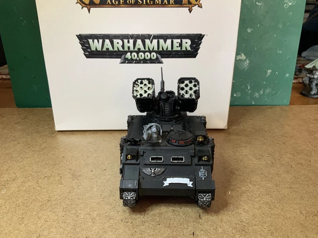 SPACE MARINE WHIRLWIND 40k tank with custom turret EUR 35,84 - PicClick FR