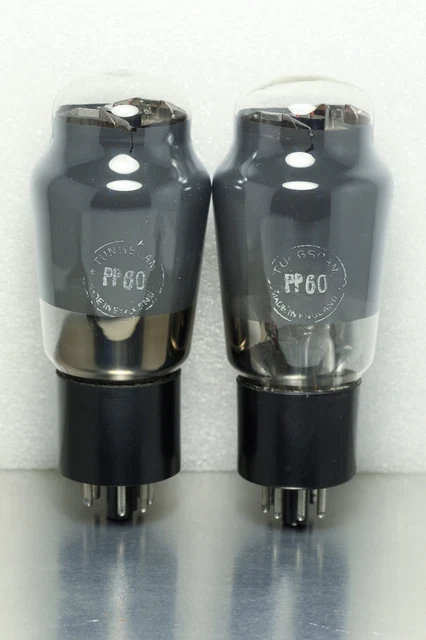 2X TUNGSRAM PP60 Valves Tubes Eq EL37 CV1075 KT66 6L6G VT75 £260.00 ...